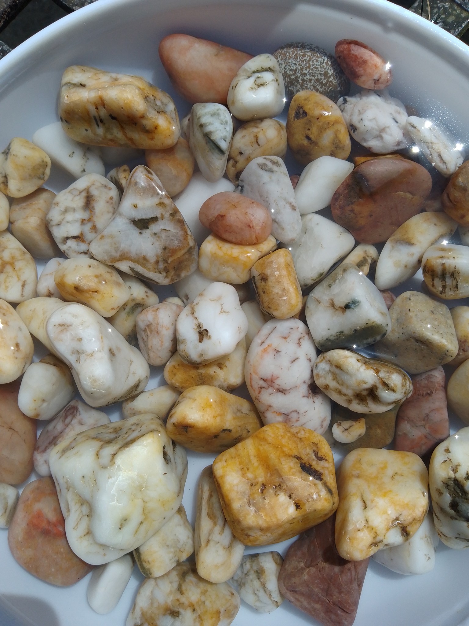 Polished River Rocks – Finally! – The Path to My Heart